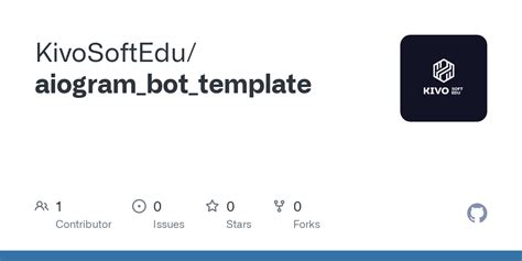 GitHub KivoSoftEdu Aiogram Bot Template