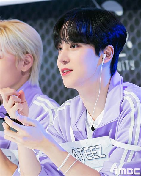 [움짤] 에이티즈 산 윤호 민기 여상 배틀 케미 아육대 B하인드 스포츠 입술