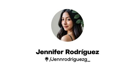 Jennifer Rodríguez Instagram Tiktok Linktree