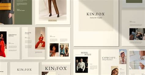 Kingfox Keynote с портретом формата А4 Шаблоны презентаций Включая чистый и Pitchdeck