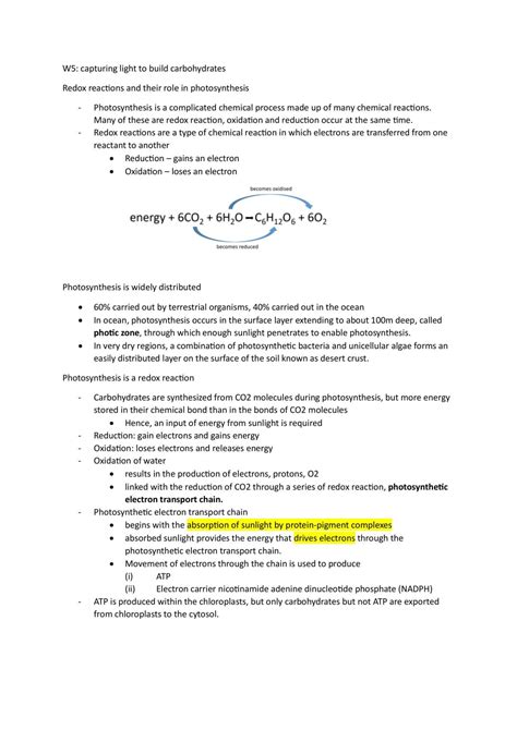 Week 5 Notes Bio1011 Blueprints For Life Monash Thinkswap