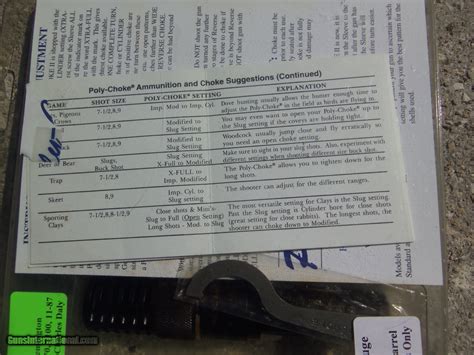 Poly Choke Ii 12 Ga Single Barrel Only