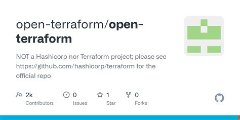 GitHub Open Terraform Open Terraform NOT A Hashicorp Nor Terraform Project Please See Https