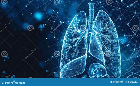 Breathing Life Lung Into The Digital Age Stock Illustration