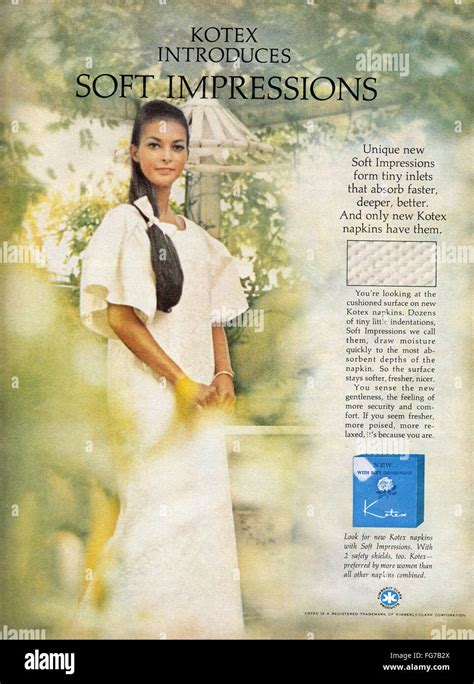 Ad Kotex 1966 Namerican Advertisement For Kotex Pads Photograph