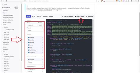 How To Deploy Contract Wb Network With Library Openzeppelin Remix And