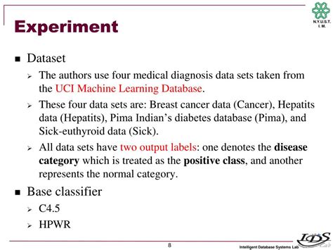 PPT Cost Sensitive Boosting For Classification Of Imbalanced Data PowerPoint Presentation