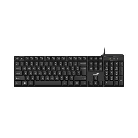 Genius KB 100X 1 5m USB Wired Classic Keyboard With Sleep Key GeeWiz