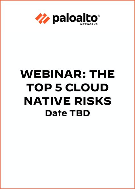 Webinar The Top Cloud Native Risks