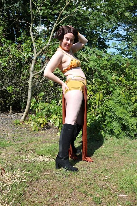 Princess Leia Organa Slave Girl Cosplay In The Garden 18 Nude Pics