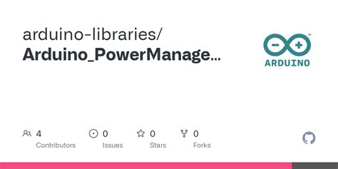 GitHub Arduino Libraries Arduino PowerManagement