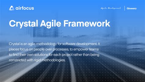 What Is The Crystal Agile Framework Agile Software Development