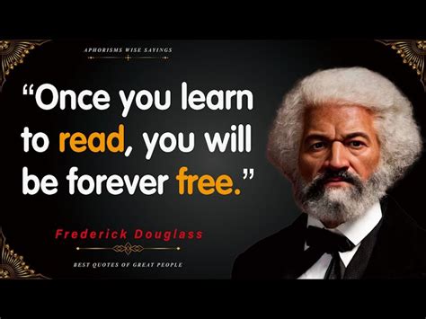 Frederick Douglass Education Quotes