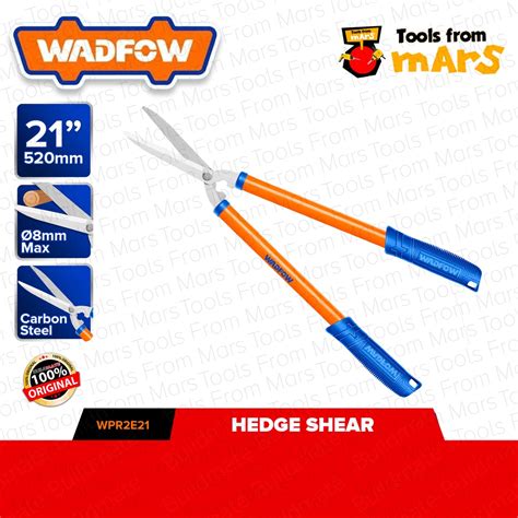 Wadfow Hedge Shear 20 Inch22 Inch Carbon Steel Grass Garden Cutting Scissor Trimming Tfm