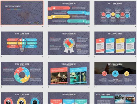 Puzzle 3d Powerpoint 70481