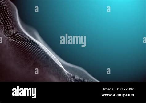 Popular Abstract Motion Background Digital Waving Surface Seamless Loop 3d Animated 4k Stock
