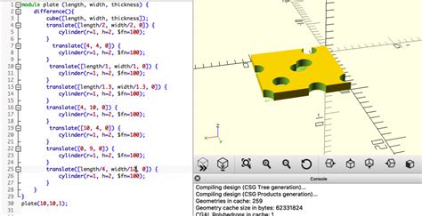 openscad 20 objects introduction to 3d printing and design