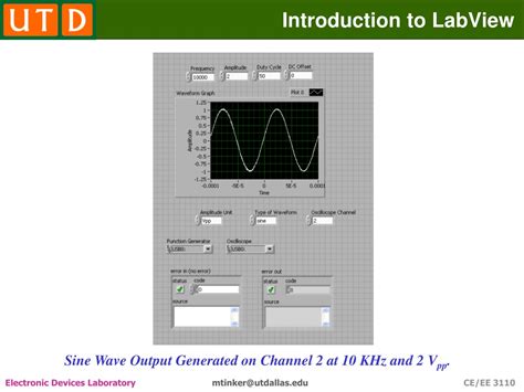 PPT Introduction To LabView Virtual Instrument Development For Beginners PowerPoint