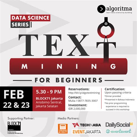 Pengertian Istilah Nlp Dan Text Mining Pada Data Science Algoritma