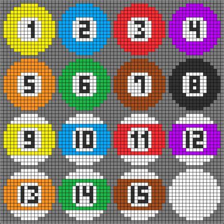 Alpha Pattern 40929 8 Ball Perler Beads 8 Ball Pixel Art Crochet