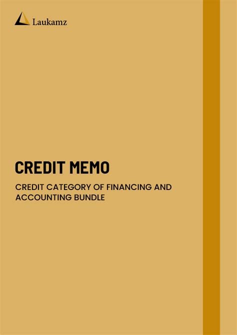 Credit Memo Laukamz