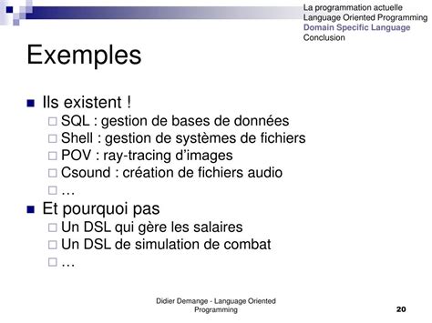 ppt language oriented programming powerpoint presentation free