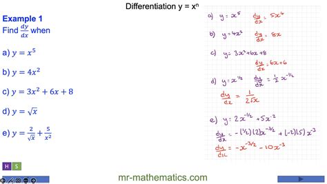 Differentiation Mr