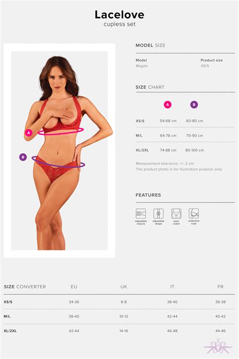 Obsessive Lacelove Cupless 2 Piece Set At The Hosiery Box Cupless