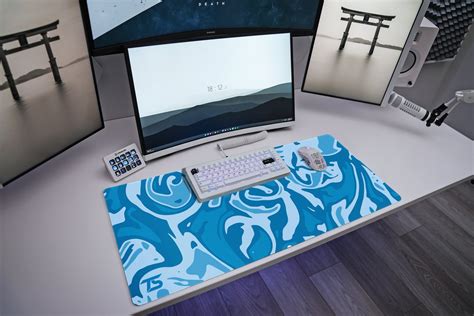 Techsource Mousepad Camo Blue Etsy