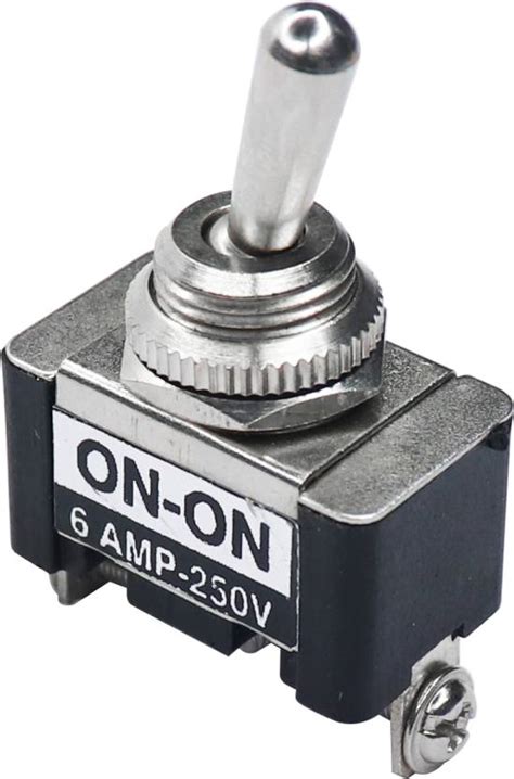 Electronic Spices 6amp 250v 3 Pin Mini Toggle Switch On Off Black