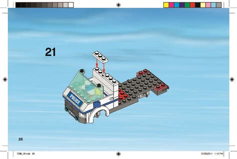 Lego 7286 Prisoner Transport Building Instructions Step By Step Guide