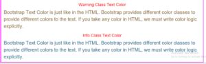Bootstrap Text Color How Does Text Color Work In Bootstrap