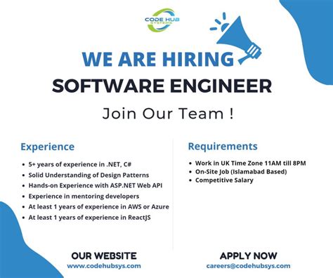 Were Hiring Software Engineers Code Hub Systems