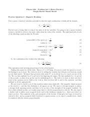 ProblemSet Extra Solutions Pdf Physics Problem Set Extra Practice Simple Earth