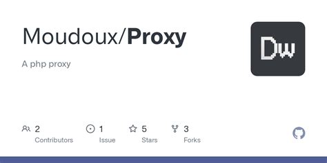 Github Moudouxproxy A Php Proxy