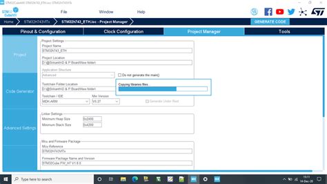 solved copying libraries error in cubemx v 6 1 0 stmicroelectronics