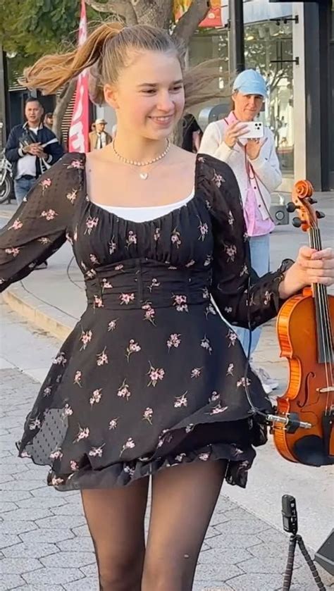 🎗karolina Protsenko 🎗🍇🍒🍓 🐈🇧🇷 Floral Mini Dress With Tights Tights