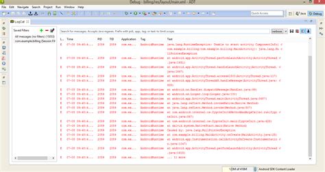 Android App Unexpectedly Closing On Emulator Or On Cellphone Stack