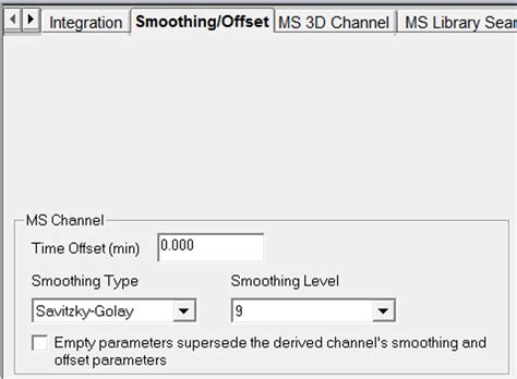 Qda Ms Data In Empower Smoothing Chromatograms Tip358 Waters