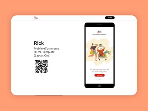 Bootstrap Mobile Ecommerce Html Template Rick By Hastech On Dribbble