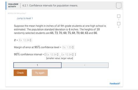 Solved Challenge Activity 6 2 1 Confidence Intervals For