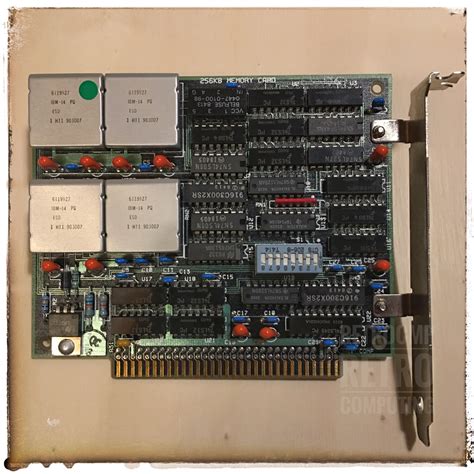 IBM 51xx Memory Expansion Card IBM 256KB Retrocmp Retro Computing