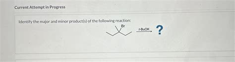 Solved Current Attempt In Progressidentify The Major And