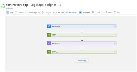 how to restart web app using azure logic app 6 steps tutorial