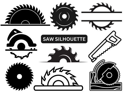 Saw Svg Saw Blade Svg Sawblade Clipart Saw Blade Laser Cut File Saw