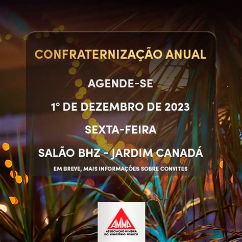 Agende Se Para A Confraternização Anual Da Ammp Ammp