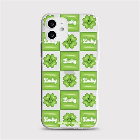 젤리 체커클로버 아이폰케이스 갤럭시 핸드폰 휴대폰 아이폰14 13 12 11 X Xs Xr 8 7 6 Se2 Se3 프로 미니 맥스 S23 S22 S21 S20 S10e