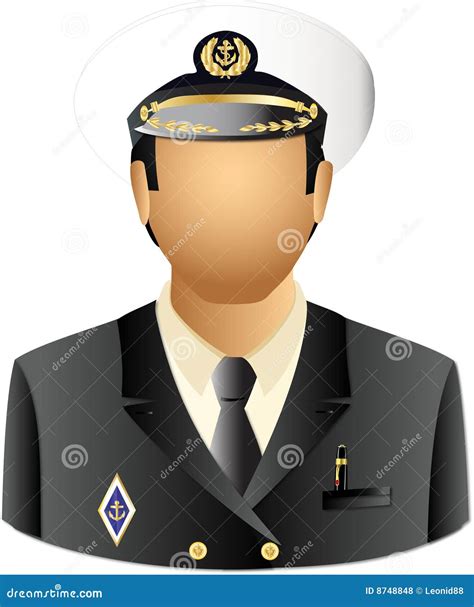 Master Of A Ship Stock Illustration Illustration Of Anchor 8748848
