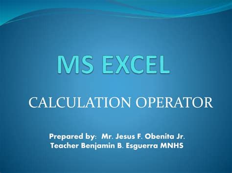 Operators In Excel Uses Of Different Types Of Operators In Excel