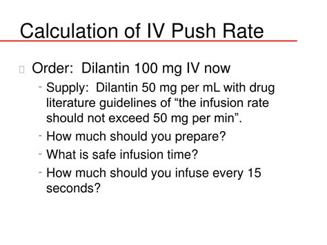 PPT Dosage Calculation In IV Administration Formulas Ratios And Tonicity Explained